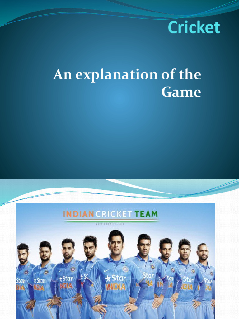 Cricket PPT New | PDF | Cricket | Bowling (Cricket)