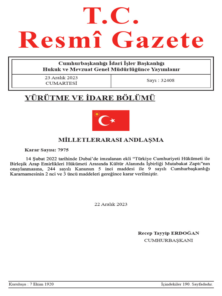 Resmi Gazete | PDF