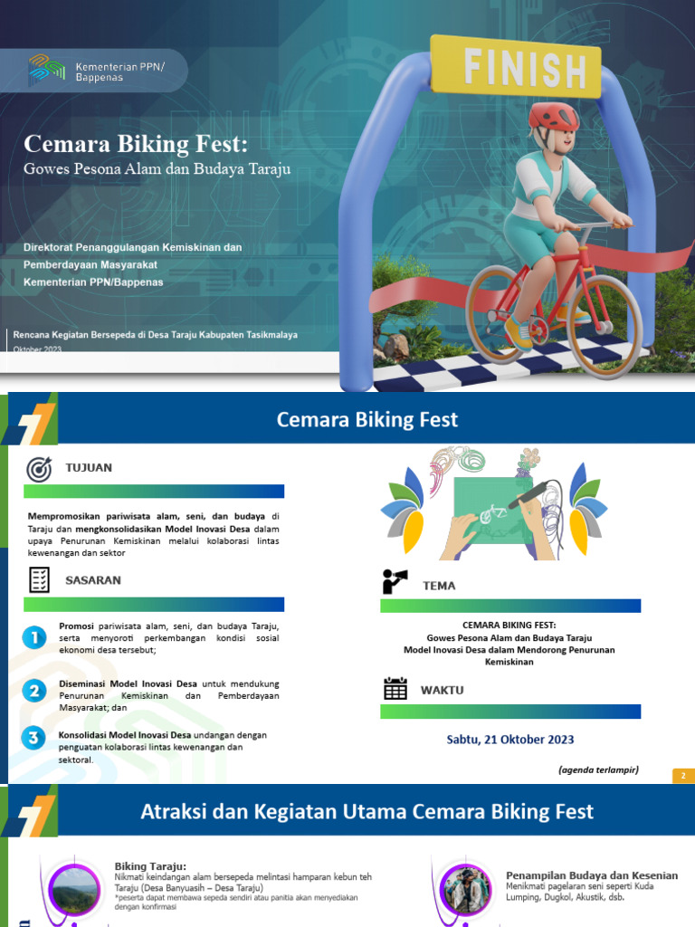 Contoh Road Maps Biking Festival | PDF