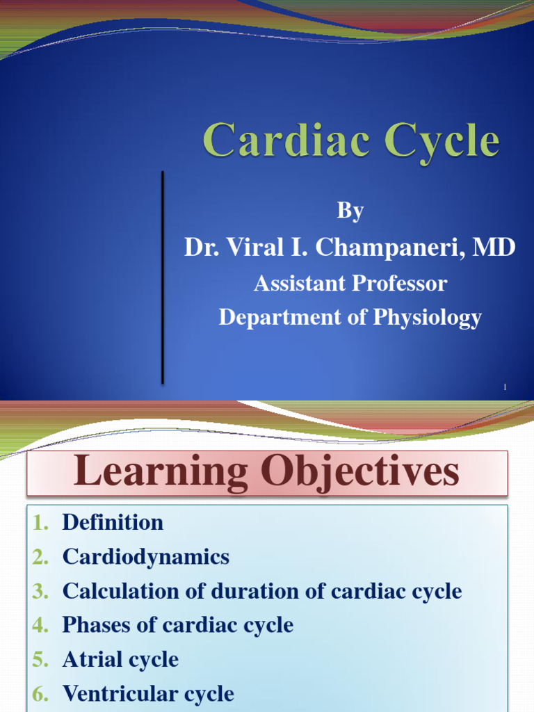 Cardiac Cycle Physiology-18!12!2018 | PDF | Diastole | Atrium (Heart)