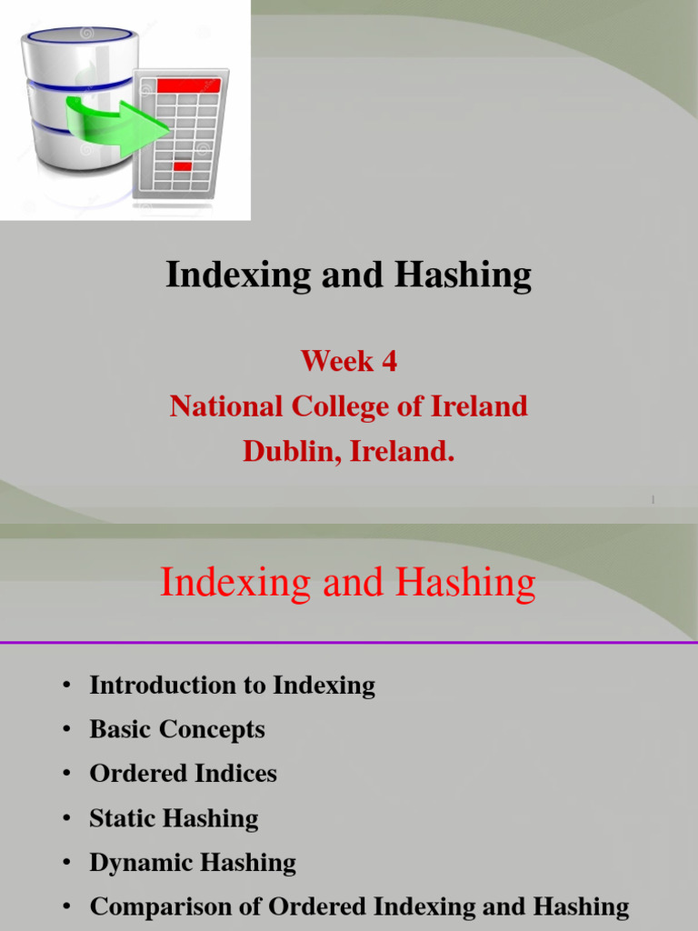 Index And Hashing 2017 Combined Pdf Database Index Computer Data 2692