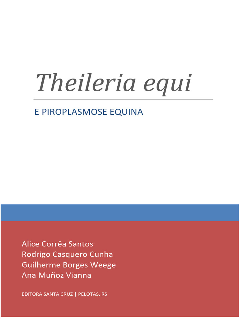 Theileria equi y piroplasmose equina | PDF