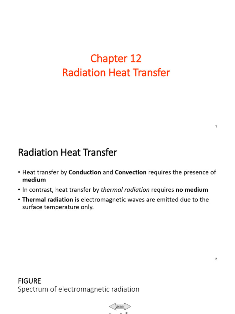 Thermal Radiation Pdf Heat Transfer Radiation