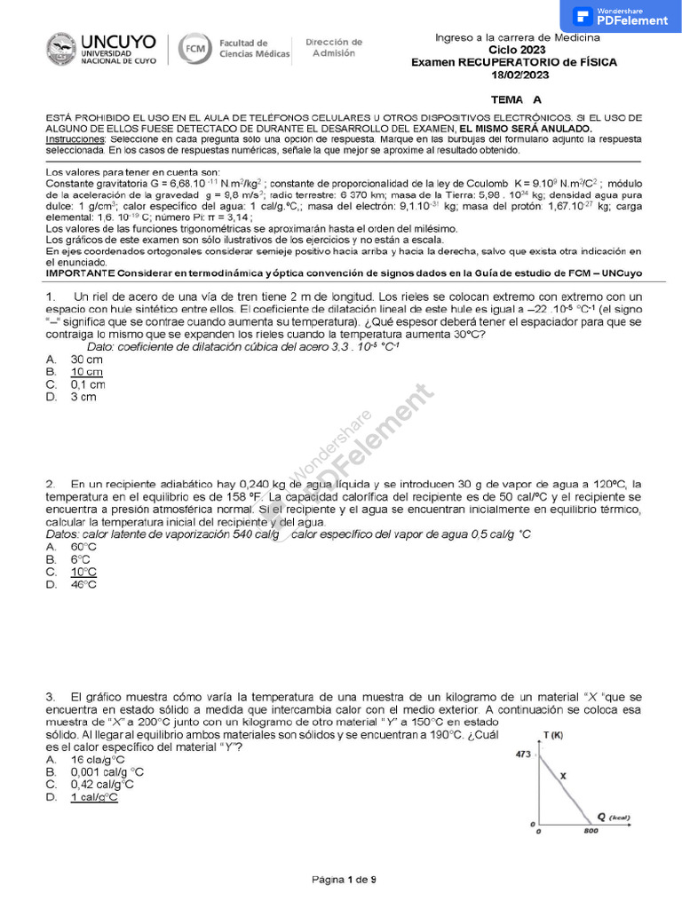 2023 Tema A Recu | PDF