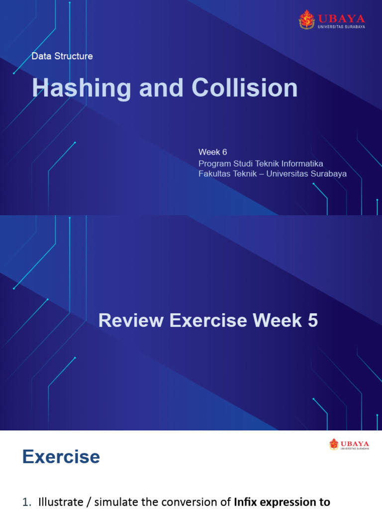 Week 6 Hashing And Collision Resolution Pdf Applied Mathematics Algorithms And Data