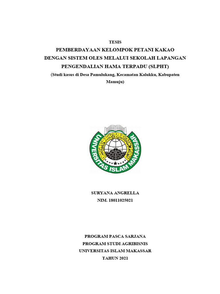 Uji Turnitin - Suryana Angrella - 1 | PDF