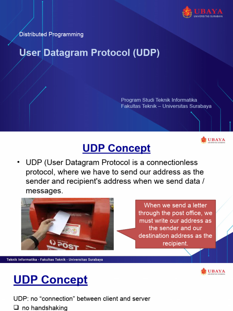 UDP Fundamental - Distributed Programming | PDF
