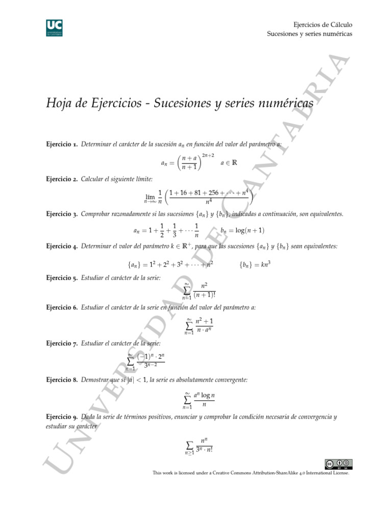 Hoja3 Sucesiones Series 231224 135249 | PDF