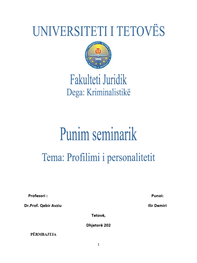 Punim Seminarik | PDF