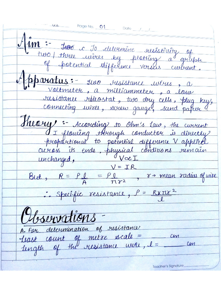 Physics Experiment - 1 | PDF