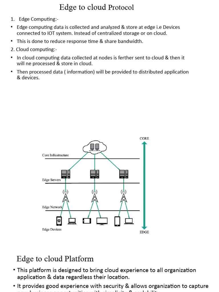 Edge to Cloud Protocol Overview | PDF | Transmission Control Protocol ...