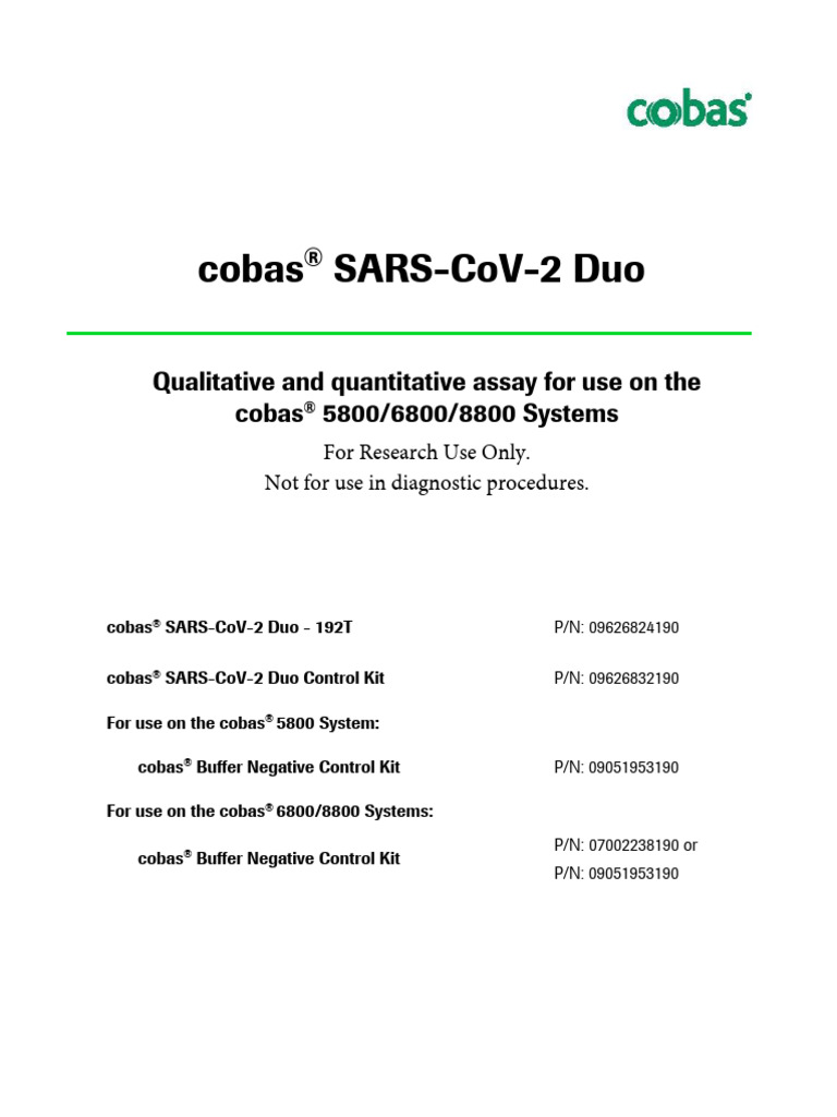 Sars Cov 2 Qual +quant PCR | PDF | Polymerase Chain Reaction | Dna ...