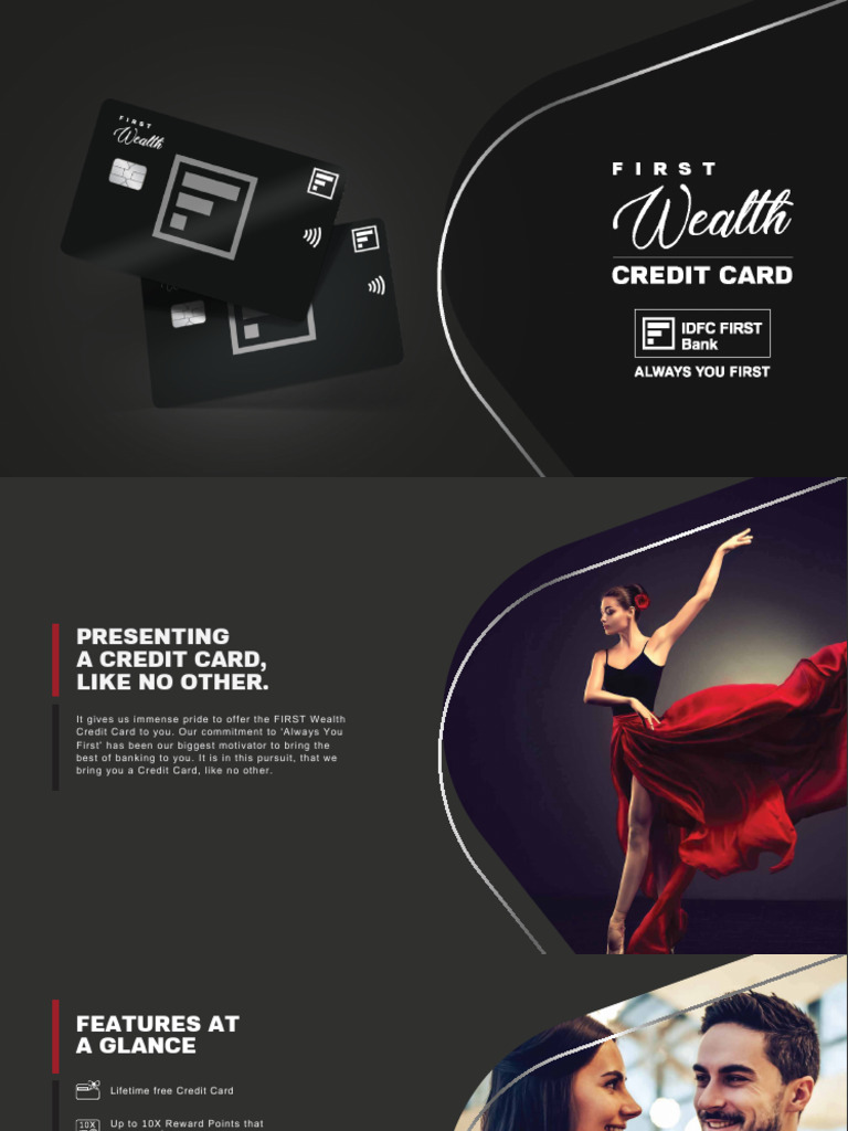 Wealth-Product-Guide IDFC Credit Card | PDF | Personal Identification ...