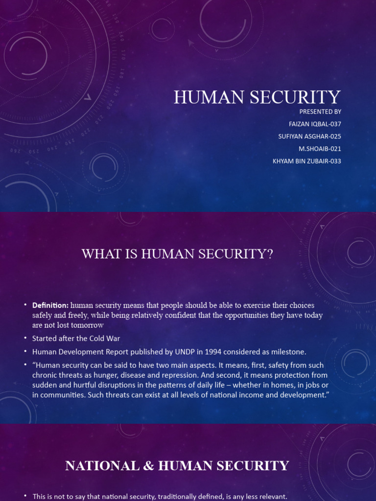 Human Security | PDF | Human Security