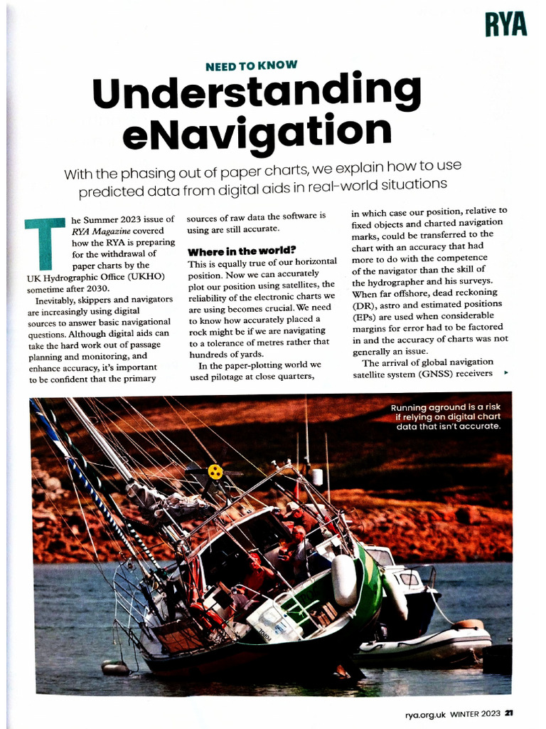 ENavigation - RYA, Winter 2023 | PDF