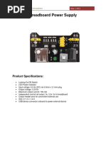 ELEGOO MEGA Kit Breadboard Power Supply Module | PDF | Home & Garden