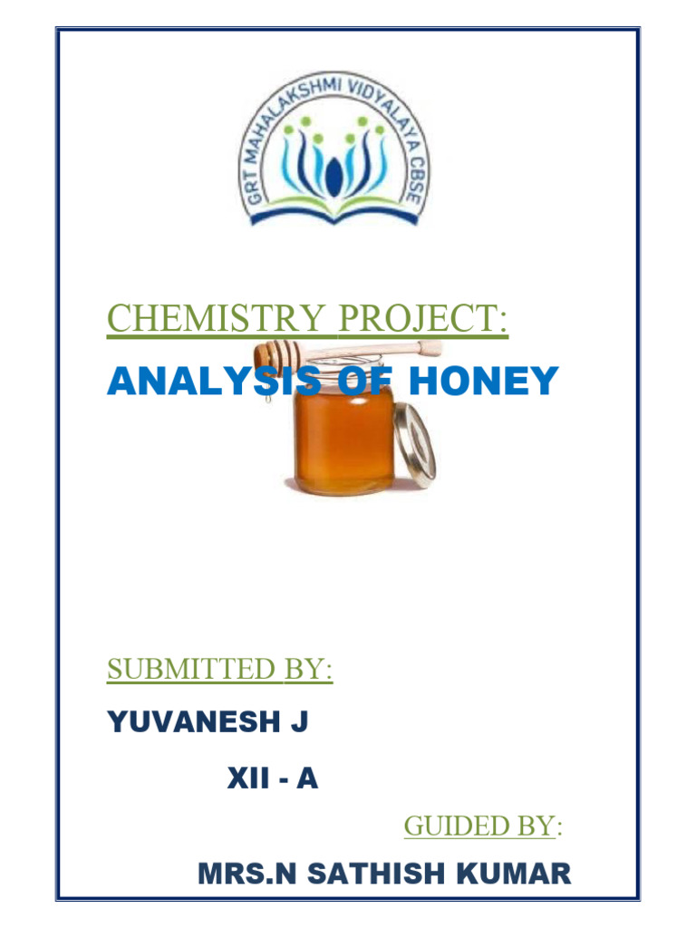 Honey Analysis Pdf Honey Magnesium