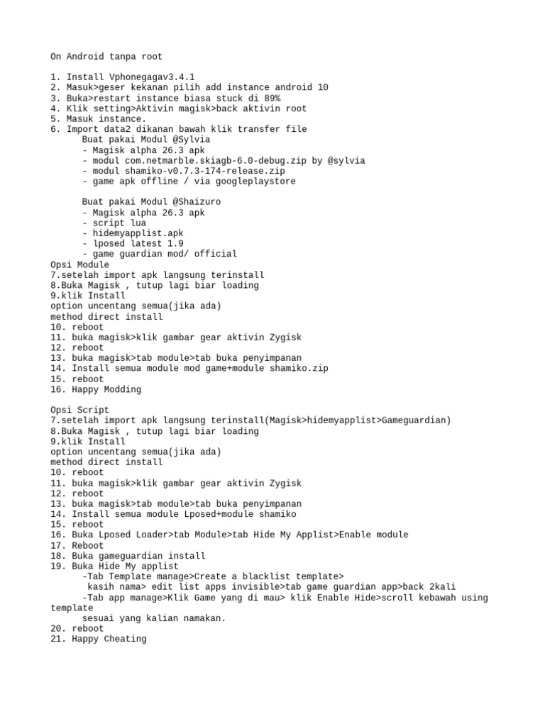 Panduan Modding Android Tanpa Root | PDF | Komputer