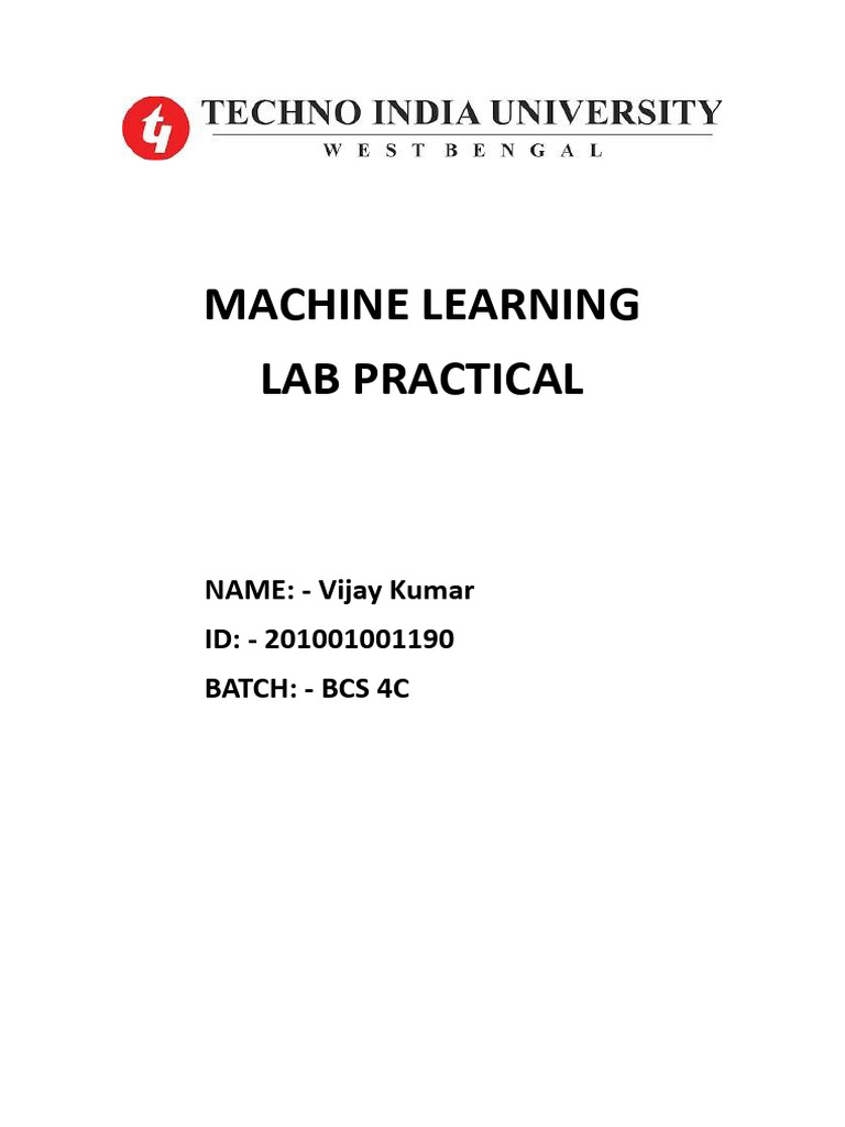 Machine Learnin | PDF | Regression Analysis | Mean Squared Error