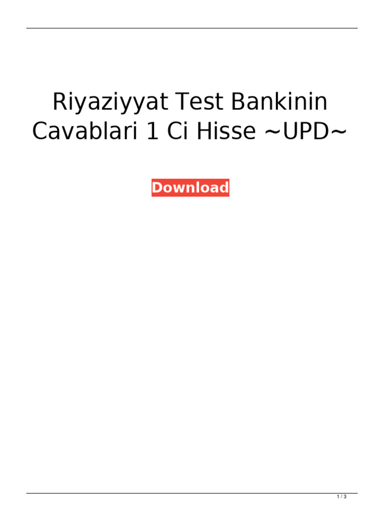 Cavab | PDF