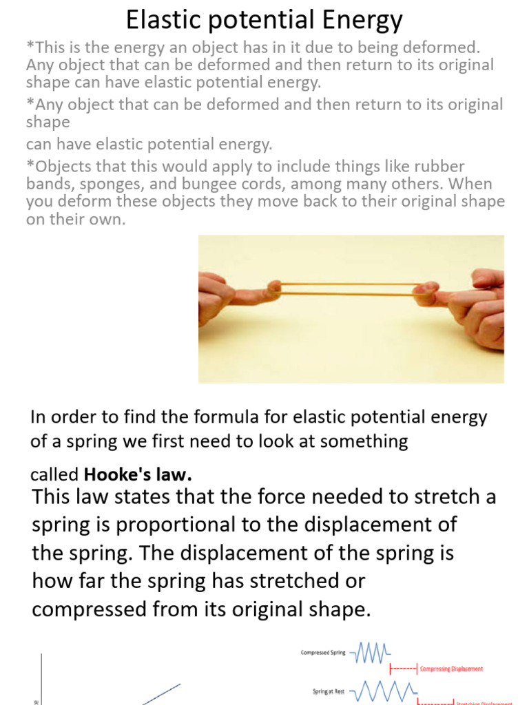 Elastic Potential Energy Basics | PDF | Technology & Engineering