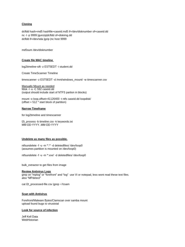 Windows Forensics W Sift Pdf