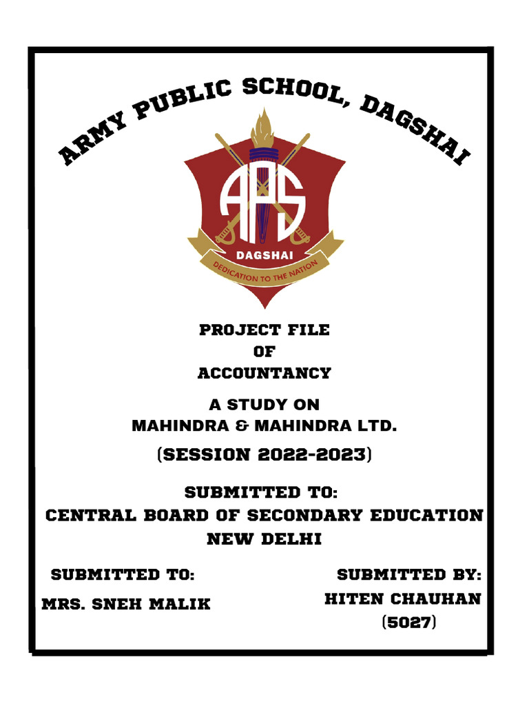 XII COM 22-23 PRACTICAL Cover Page | PDF