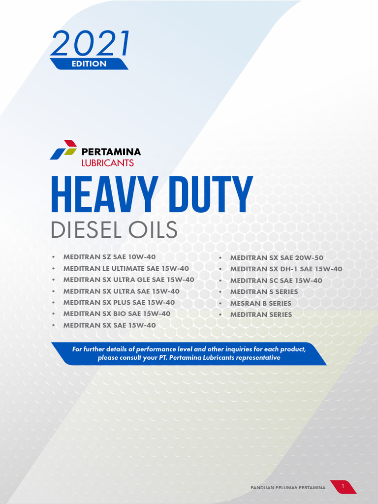 Heavy Duty Diesel Oils | PDF