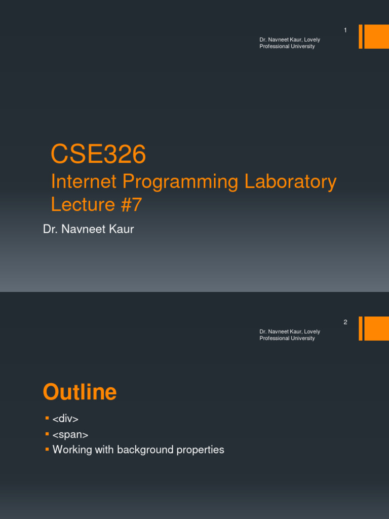 CSE326 Lec7 | Download Free PDF | Hypertext | Computing