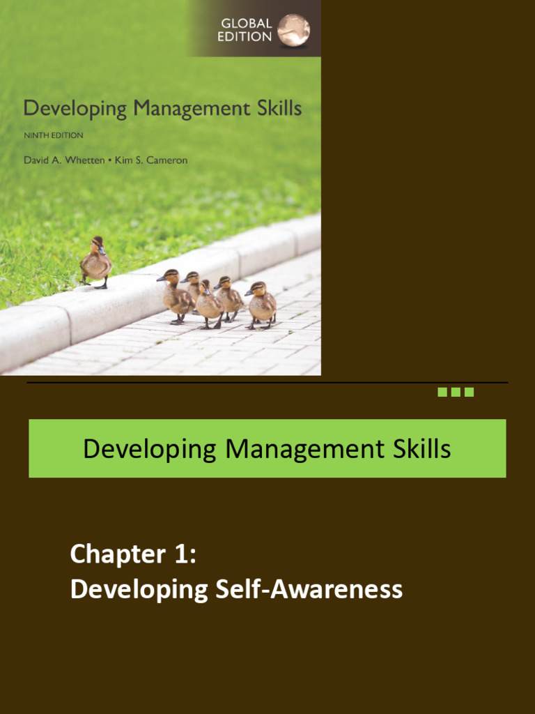 CH 1 | PDF | Self Awareness | Self Esteem