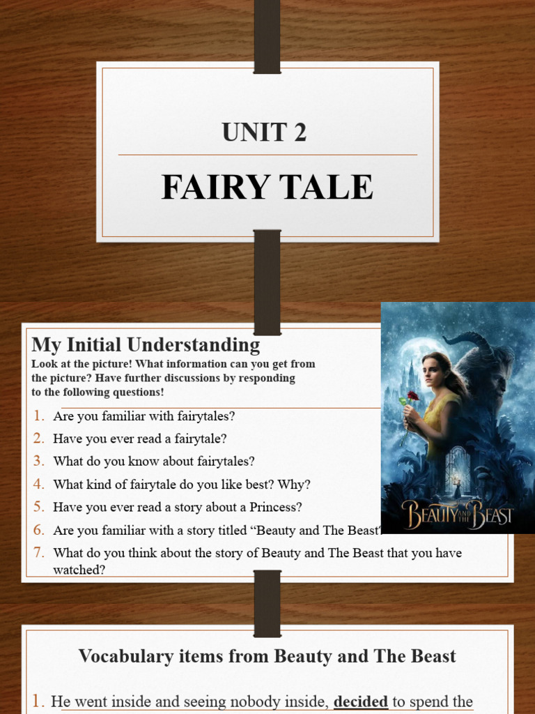 Unit 2 - Fairytale | PDF | Fairy Tales | Linguistics