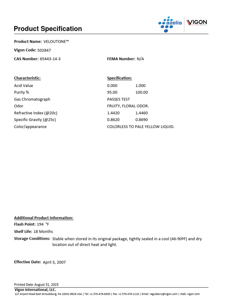 Veloutone All Documents | PDF | Dangerous Goods | Firefighting