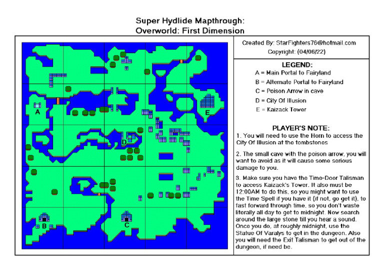 Super Hydlide Maphtrought First Dimension | PDF