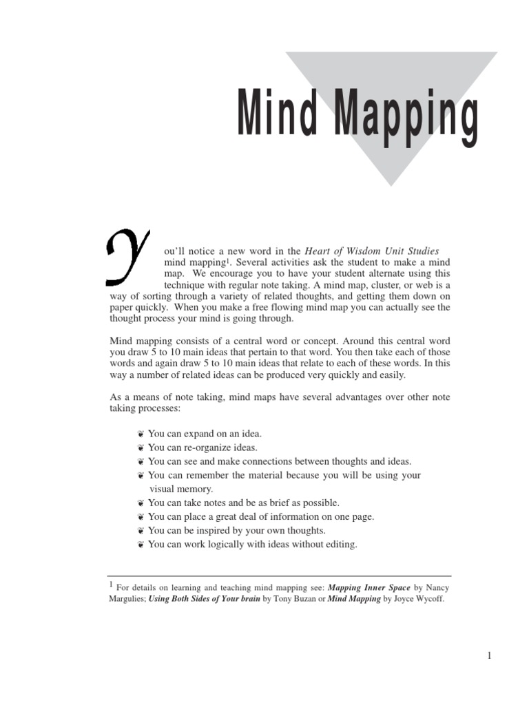 Mind Mapping How To Guide | PDF | Shoe