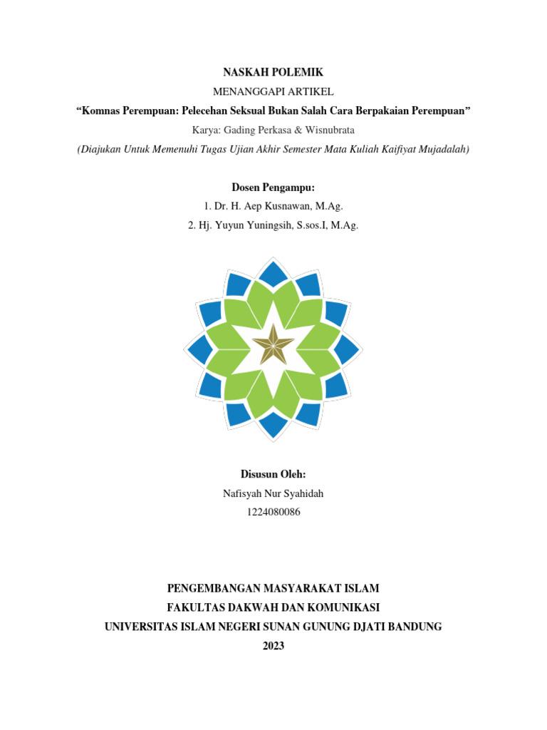 Polemik Pelecehan Seksual: Salah Siapa? | PDF