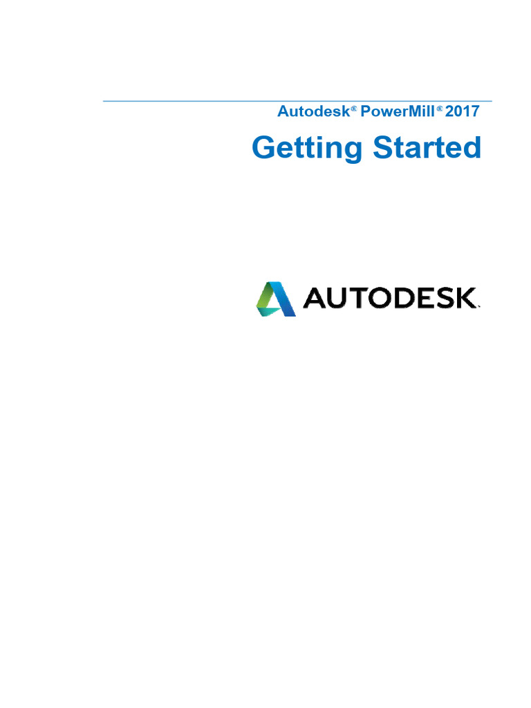 Delcam - PowerMILL 2017 Getting Started EN - 2016 | PDF | Button (Computing) | Menu (Computing)