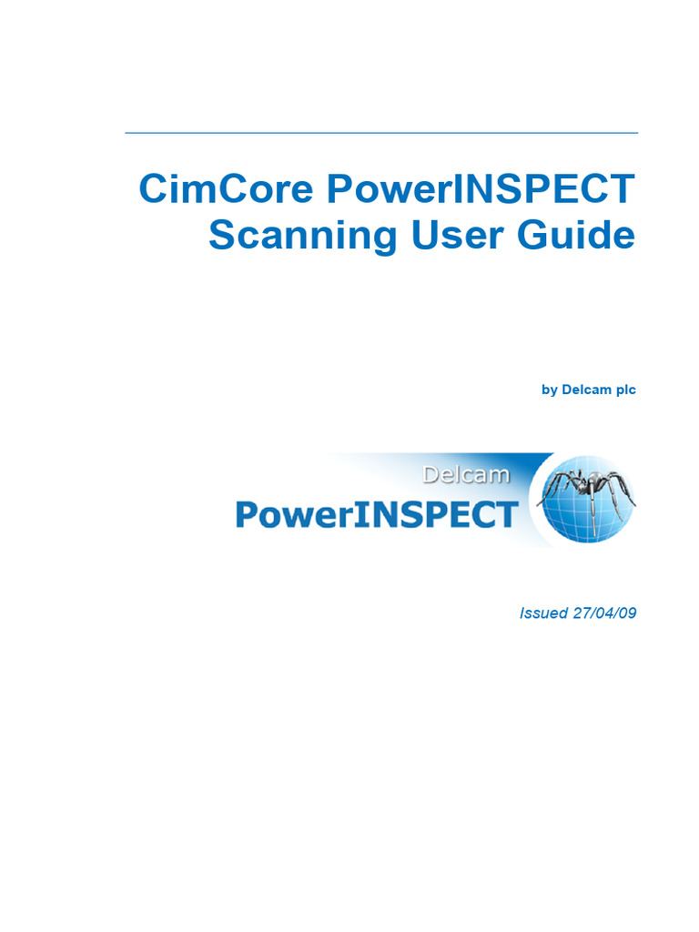 Delcam - PowerINSPECT 2010 CimCoreScanning EN - 2009 | PDF | Software | Button (Computing)