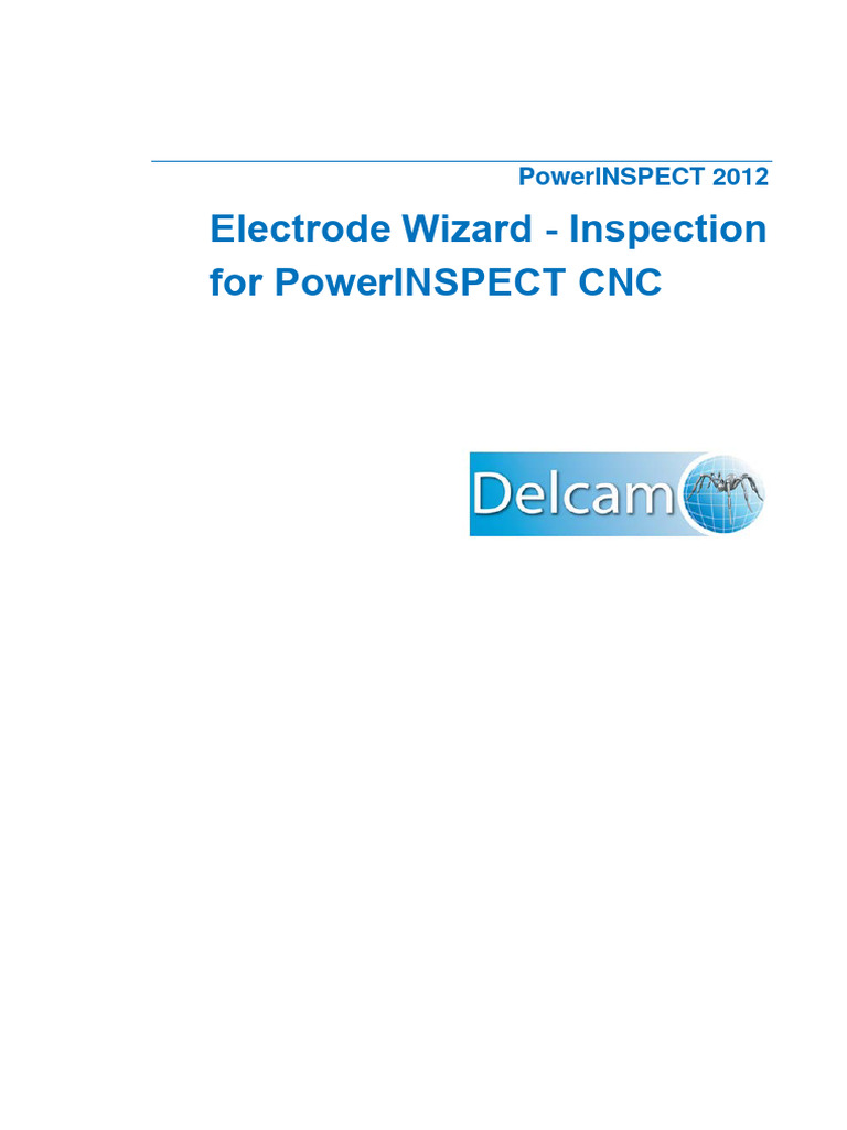 Delcam - PowerINSPECT 2012 CNC Electrode Wizard EN - 2012 | PDF | Software | License