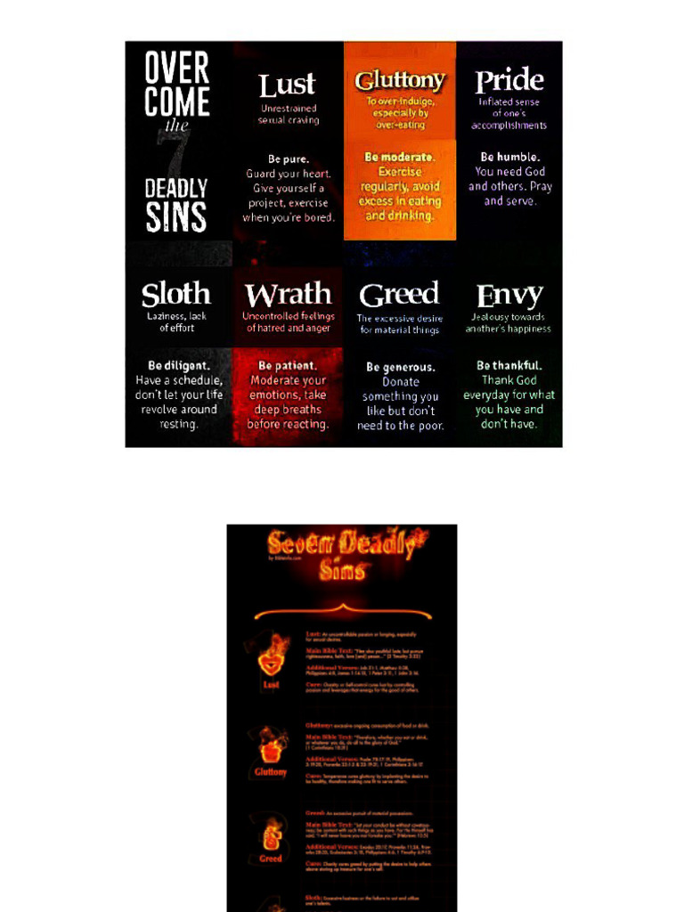 Seven Deadly Sins | PDF