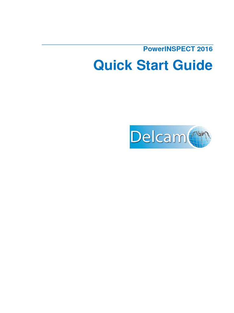Delcam - PowerINSPECT 2016 QuickStart EN - 2015 | PDF | Computer Aided ...