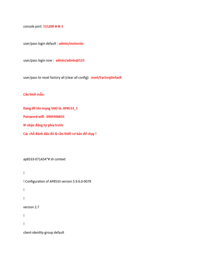 Motorola Wifi Config | PDF | Networking Standards | Application Layer Protocols