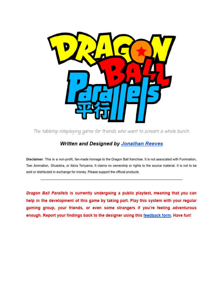 Dragon Ball Parallels | PDF | Dragon Ball