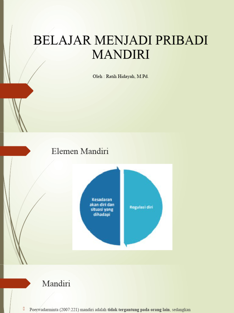 Mandiri | PDF | Karier & Perkembangan