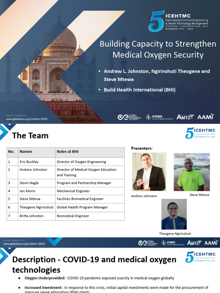 137 - Building Capacity To Strengthen Medical Oxygen Security | PDF ...