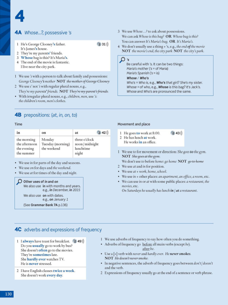 Adverbs of Frequency - Always - Usually, V.V | PDF | Language Mechanics | Syntactic Relationships