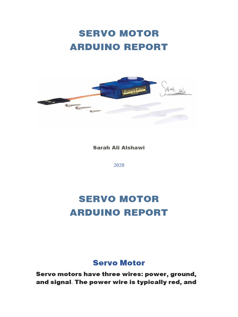 Servo | PDF