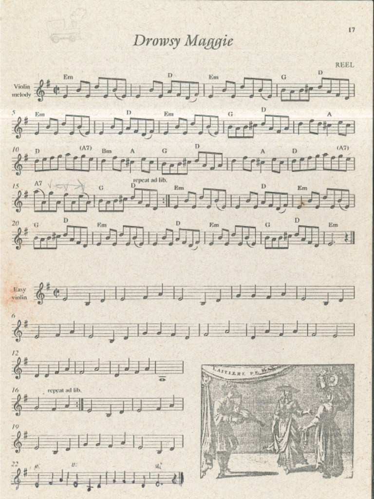 Drowsy Maggie - Violin Song | PDF