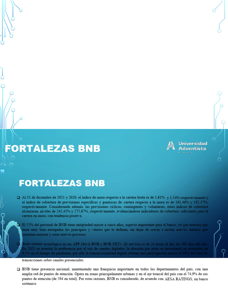 Analisis BNB | PDF | Inflación | Bolivia