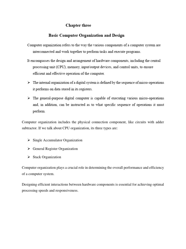 Chapter 3CE | PDF | Central Processing Unit | Computer Data Storage