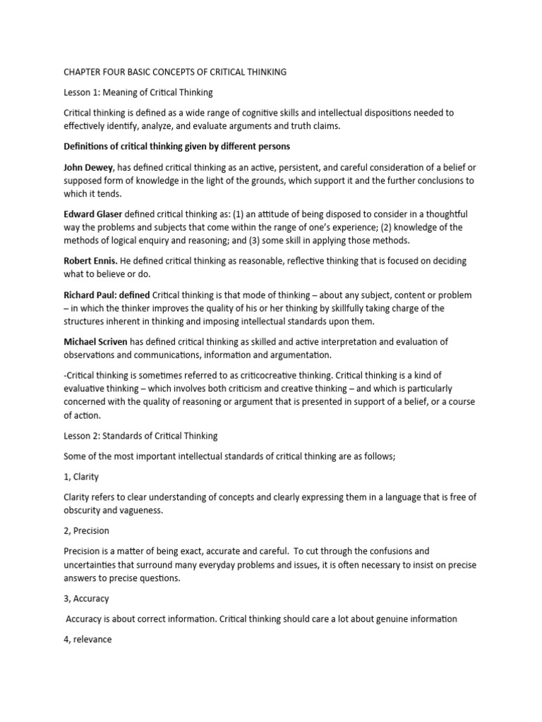 Logic & Critical Thinking | PDF | Critical Thinking | Thought
